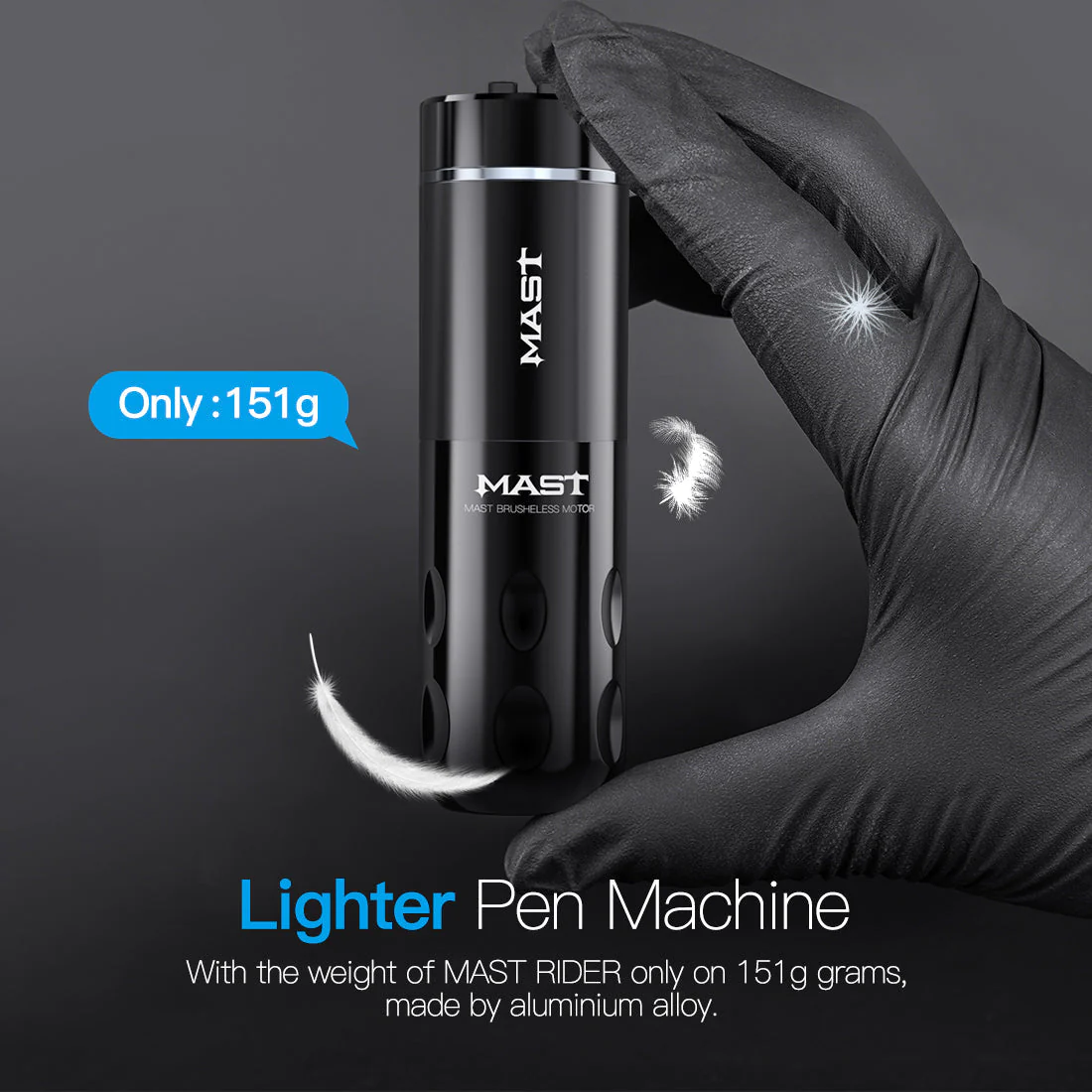 Mast Rider Brushless Wireless Tattoo Machine